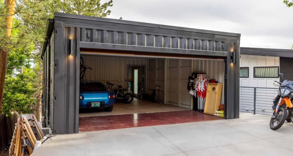 How Can a Side Garage Door Be Installed On A Shipping Container?